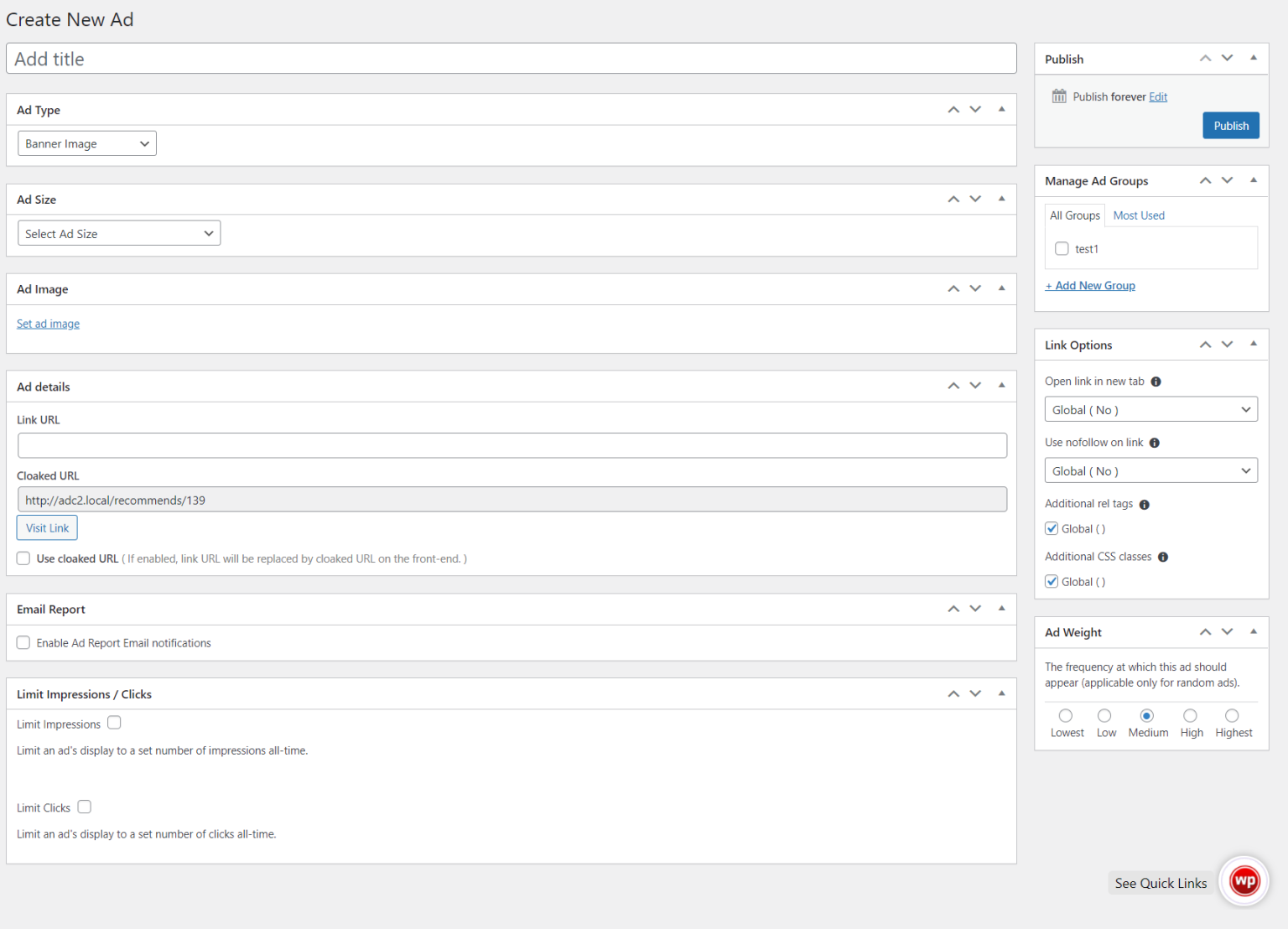 WordPress Advertising Plugin for Banner Ads, AdSense- WP AdCenter Pro